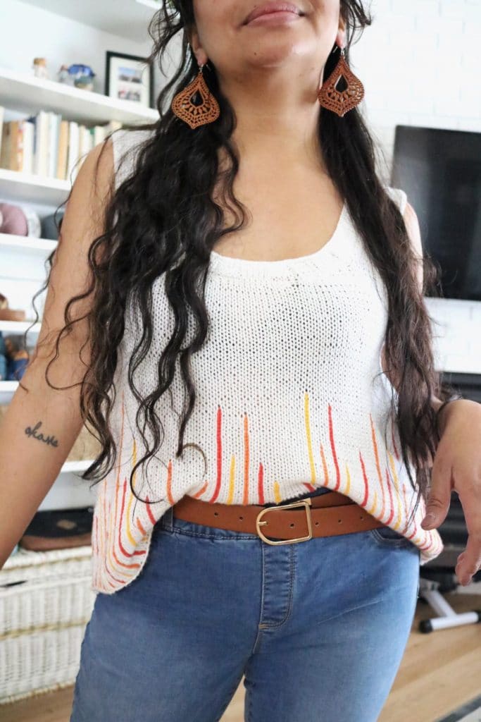 How to Make a Knitted Tank Top for Beginners - Knits and Knots by AME
