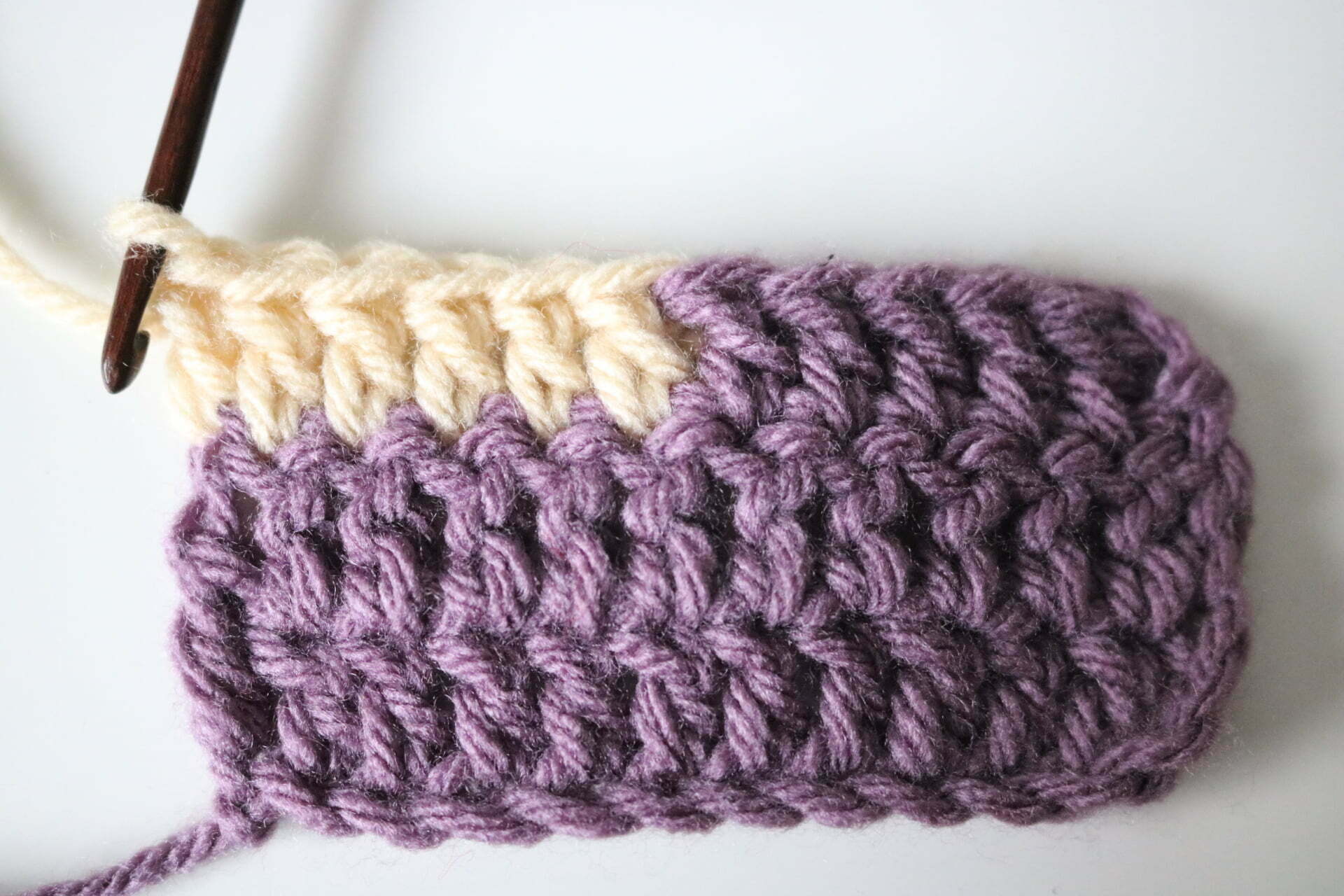 The Best Way to Change Yarn Color in Crochet - KKAME Designs