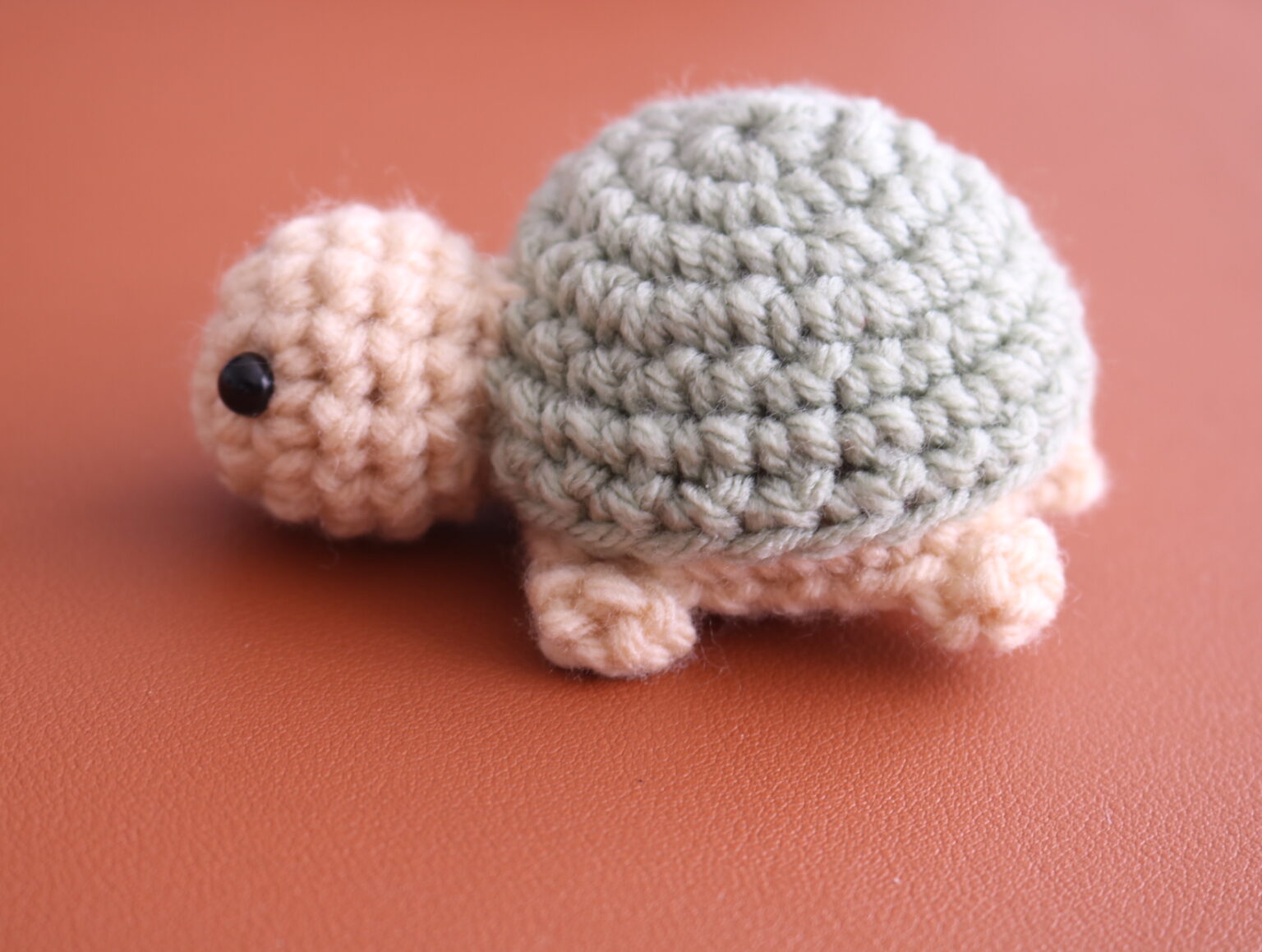 Best Free Small Amigurumi Turtle Crochet Pattern - Knits and Knots by AME