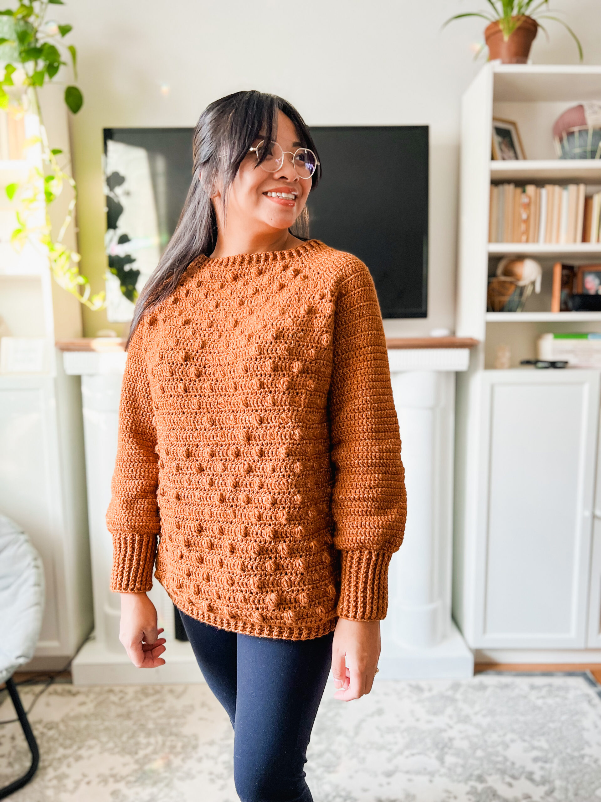How to Make this Crocheted Raglan Sweater - KKAME Designs