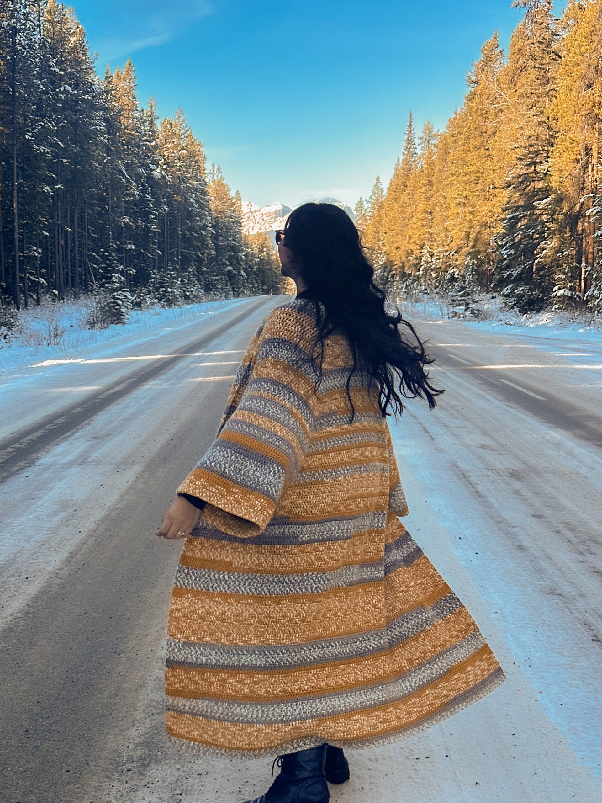 How to Make this Stunning Fair Isle Crocheted Coat - Knits and Knots by AME